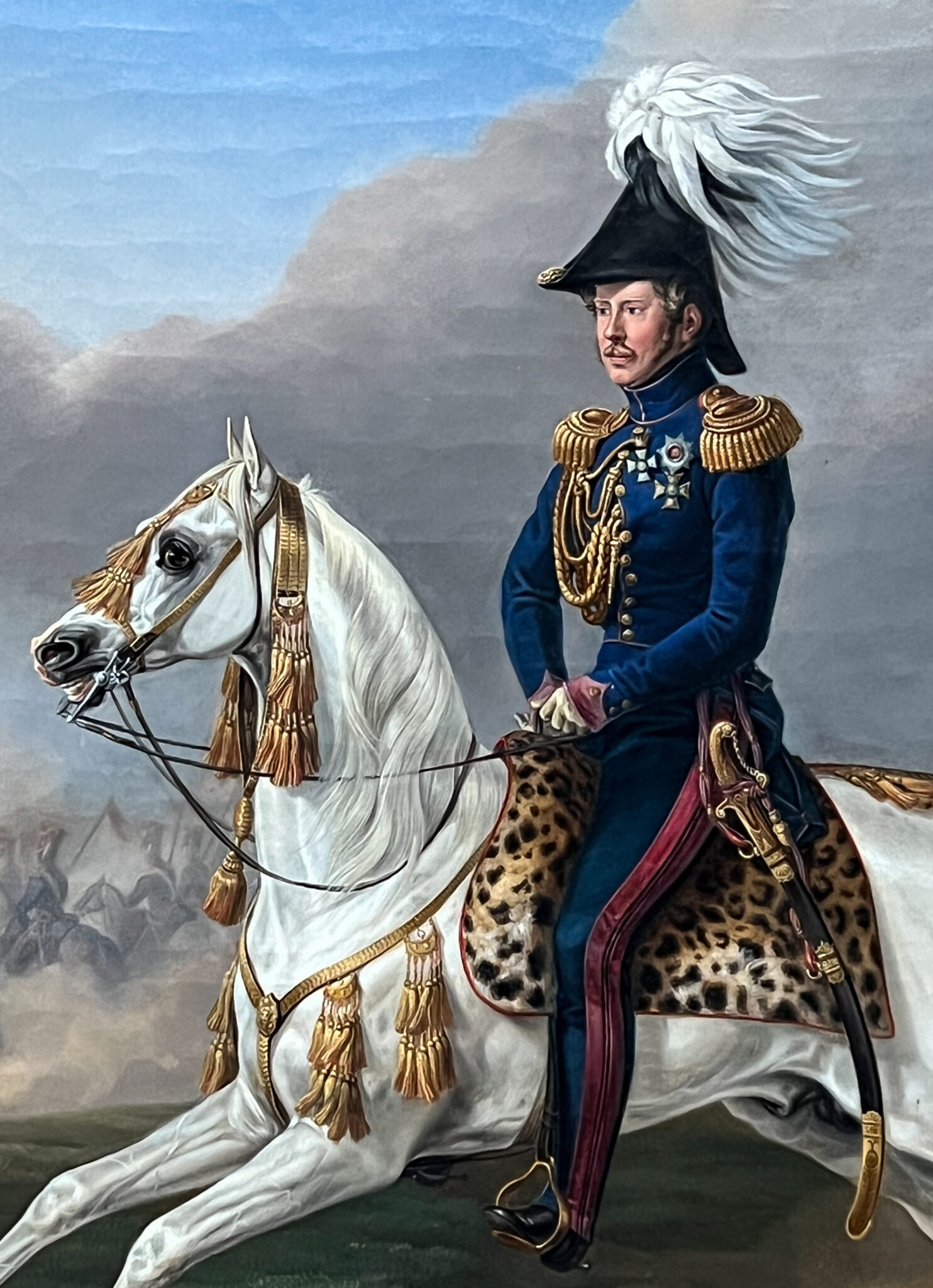 Albrecht Adam, König Wilhelm I. als souveräner Reiter